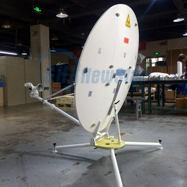 1.2m (120cm/4feet) manual flyaway satellite dish antenna - Mewstar ...