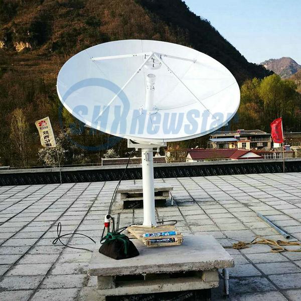 2.4m(240cm/8feet) fix earth station satellite dish antenna - Mewstar ...